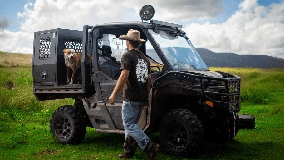 UTV / Side By Side | Australian Performance Boxes | CanAM Tray + Dog Box