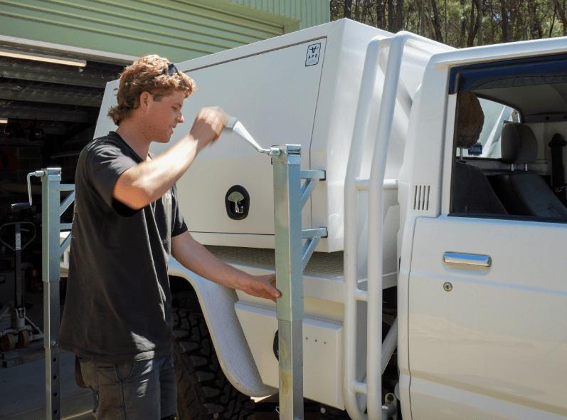 Jack Off Canopy | Gullwing Canopy | Australian Performance Boxes