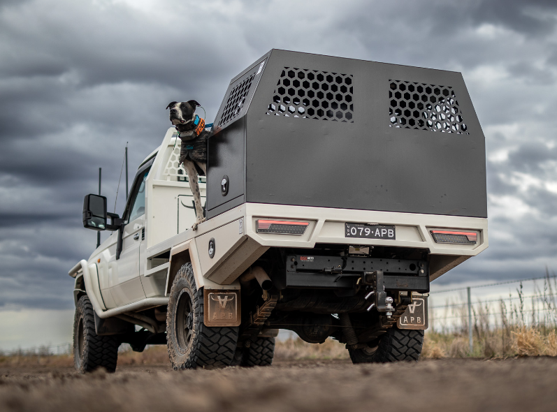 LC79 800mm Full Dog Box | Australian Performance Boxes | Ute Canopies